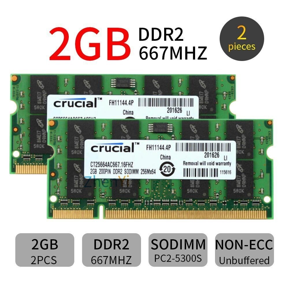 Para Kit De 4GB (2x2gb) Apple iMac 5,1/6,1/7,1/Mac Mini 2,1 DDR2 ...