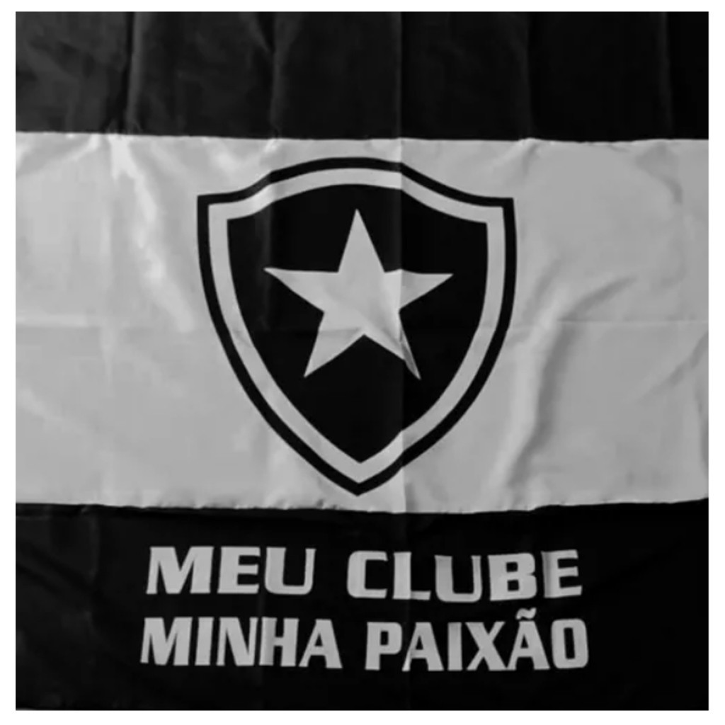 Bandeira Do Botafogo Fogão Grande 1,00x1,50 cm Glorioso | Shopee Brasil