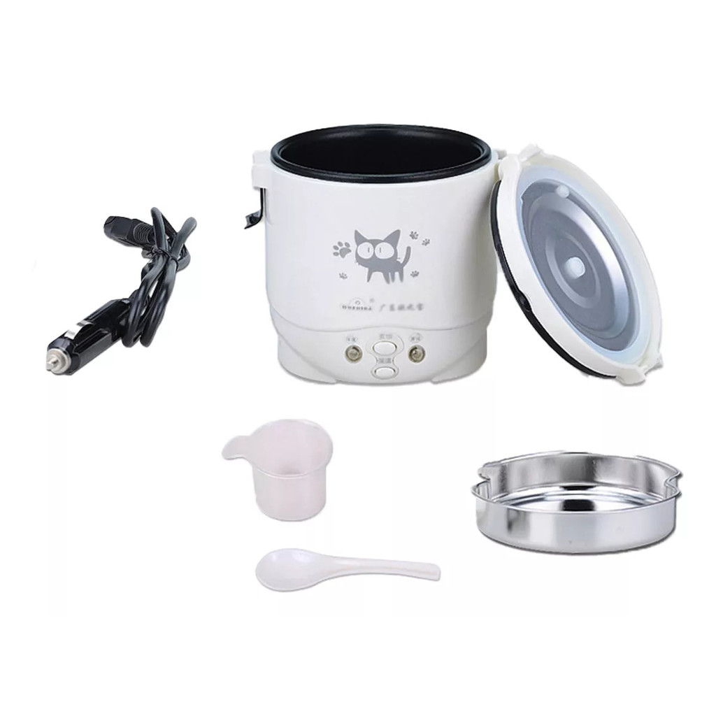 1l 220v/12/24v Mini Rice Cooker For Truck And Car | Shopee Brasil