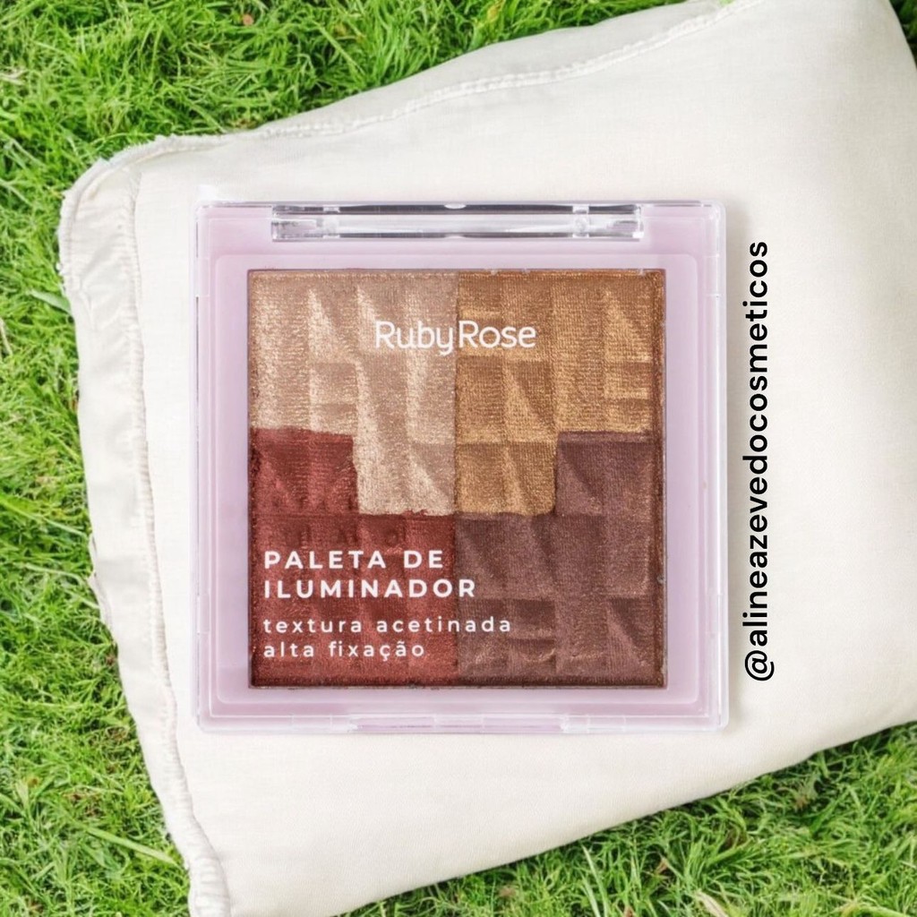 Paleta de Iluminador Fireglow Ruby Rose | 12,8g | Shopee Brasil