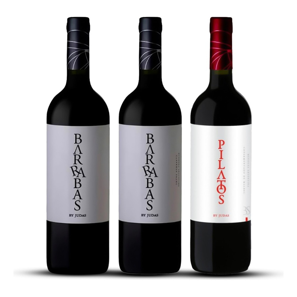 KIT BODEGA SOTTANO 2 BARRABAS & 1 PILATOS 750ML | Shopee Brasil