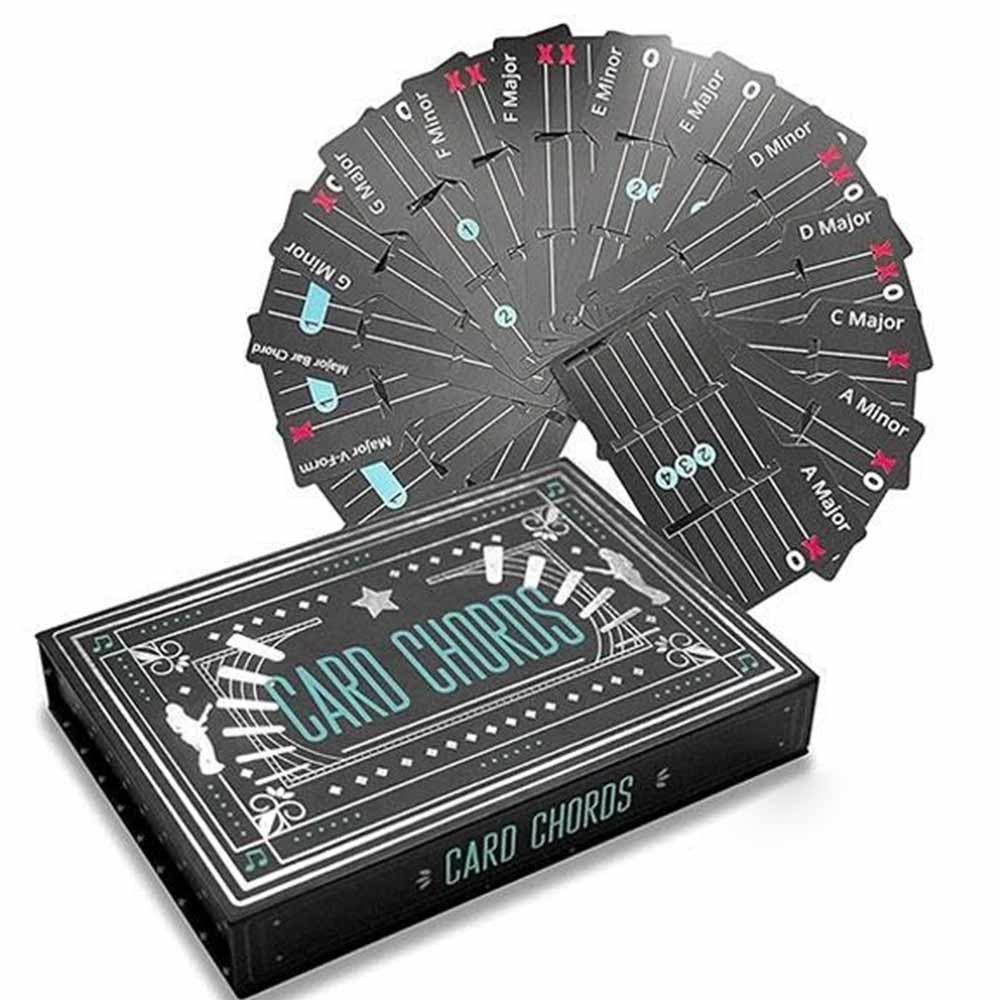 Card Chords-Learn Guitar In Minutes Deluxe Edition With Case Card ...