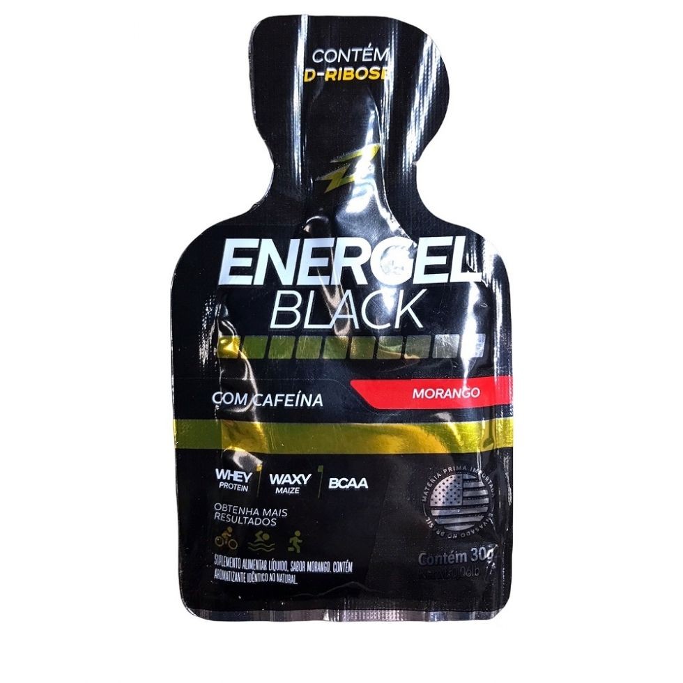 Energel Black (30g) - Sabor: Morango | Shopee Brasil