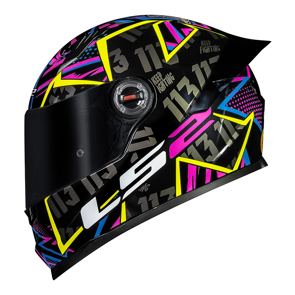 Capacete LS2 FF358 Classic S Rafael Paschoalin Réplica Preto | Shopee ...