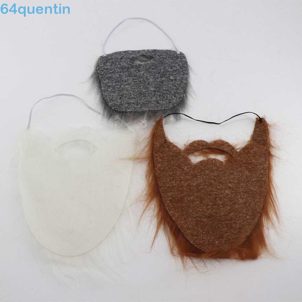 QUENTIN Barba Falsa Realista , Bigode Falso De Halloween Artificia ...