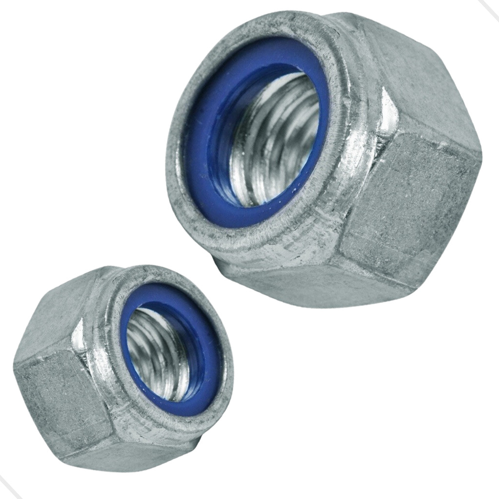 Porca Sextavada Nylon Parlock Inox M6 - 6mm - 25 Peças | Shopee Brasil