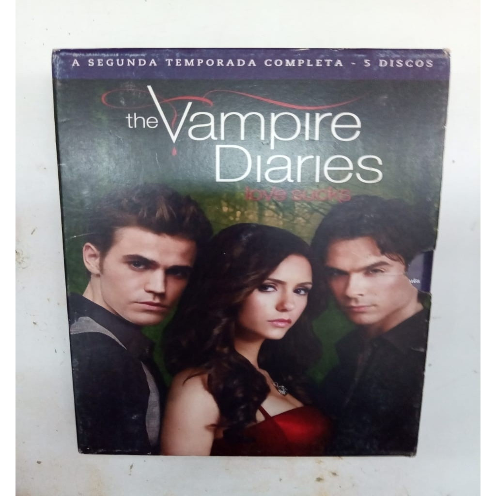 DVD: THE VAMPIRE DIARIES - SEGUNDA TEMPORADA editora DIVERSOS | Shopee ...