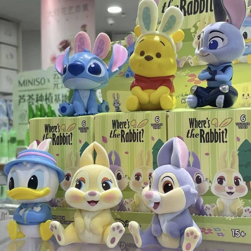 Where Is Rabbit Series Blind Box Real Stitch Winnie the Pooh Bonny Cute ...