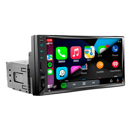 Multimídia 1 Din H-tech Mp5 7 Pol Ht-2730ca Carplay Android | Shopee Brasil