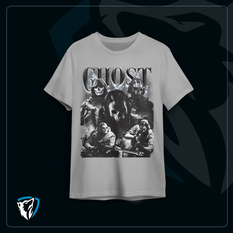 Camiseta Unissex Estampada Ghost Riley Call Of Duty, Game | Shopee Brasil