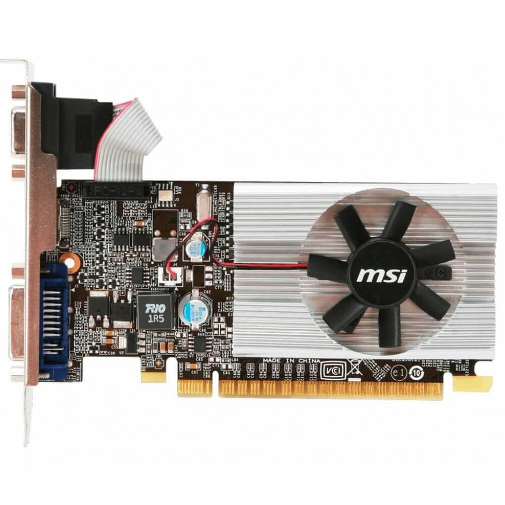 Placa de Vídeo MSI Nvidia N210 1Gb DDR3 64bits 912-V809-3634 | Shopee Brasil