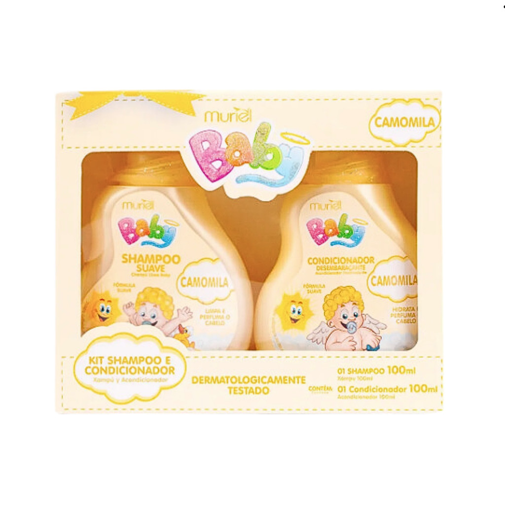 Kit Muriel Baby Camomila Sh+Cond 100ml | Shopee Brasil