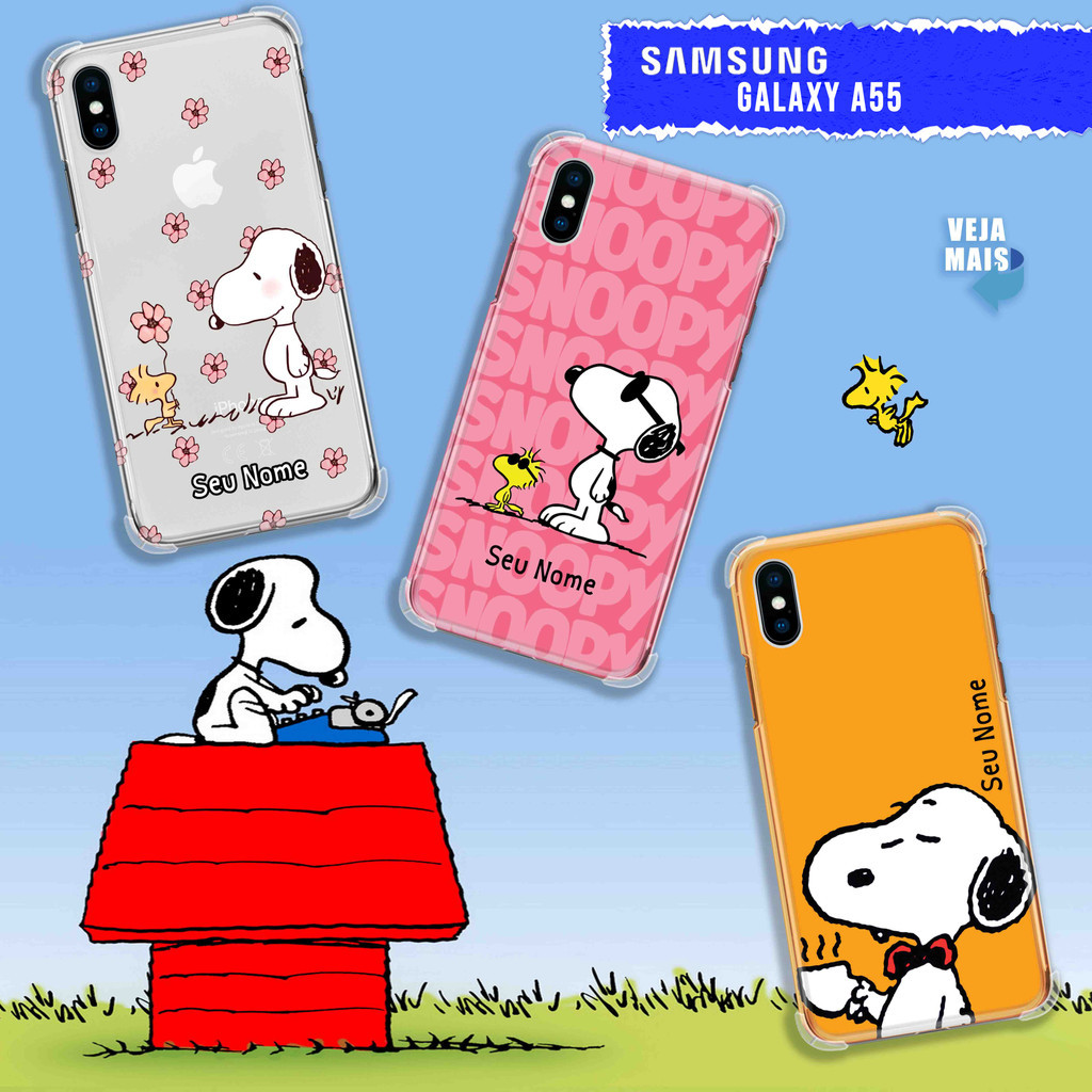 Capa Capinha - Samsung Galaxy A55 - Snoopy Personalizada | Shopee Brasil