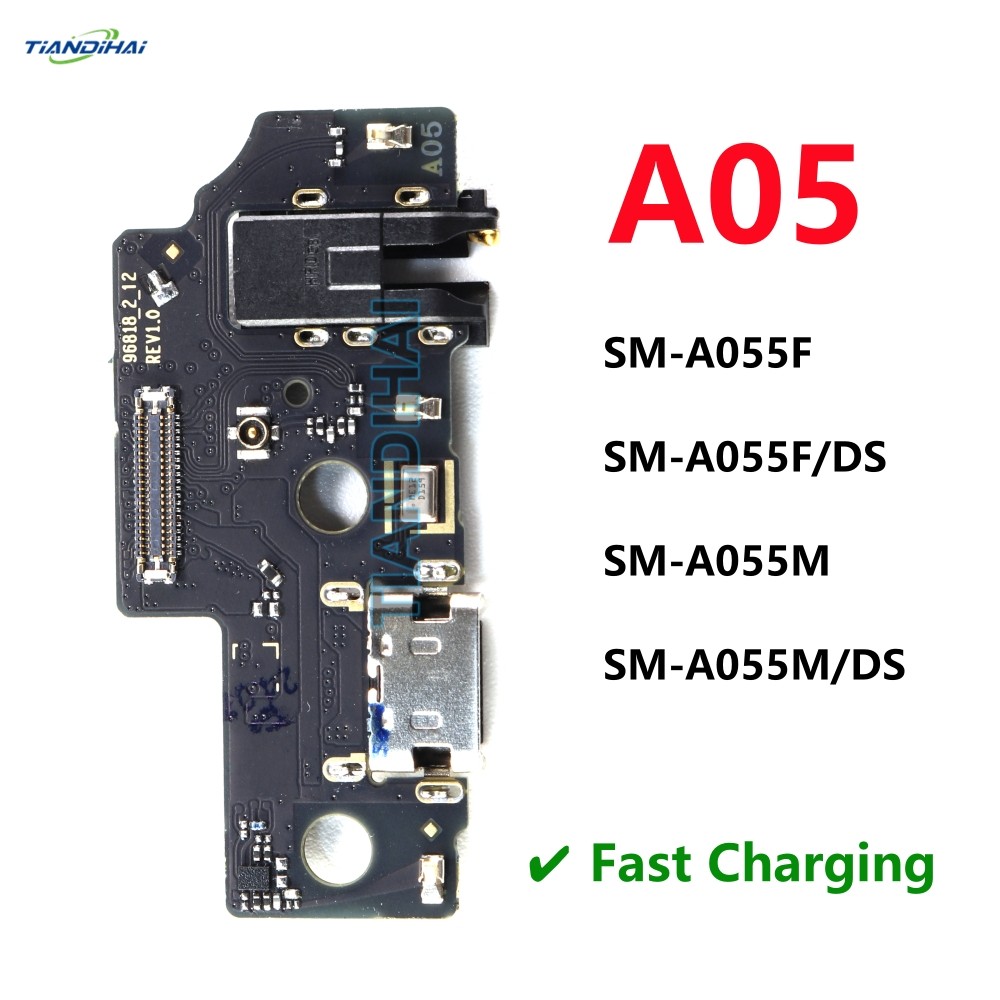 Para Samsung Galaxy A05 A055F A055 Doca De Carregamento USB Conector Porta Cabo Flexível Placa ...