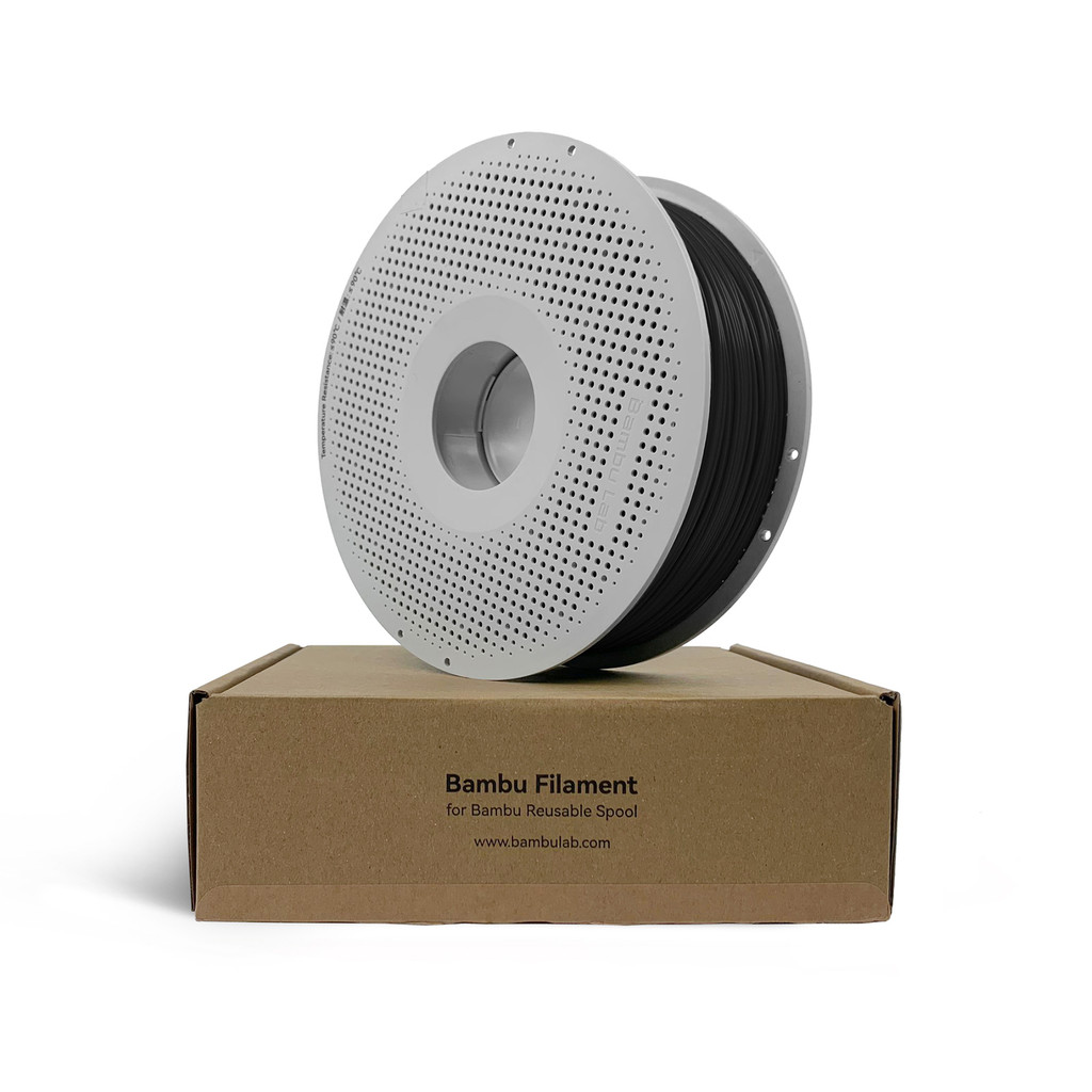 Filamento PLA Preto 1kg 1.75mm com RFID e Carretel Bambu Lab PLA Basic ...