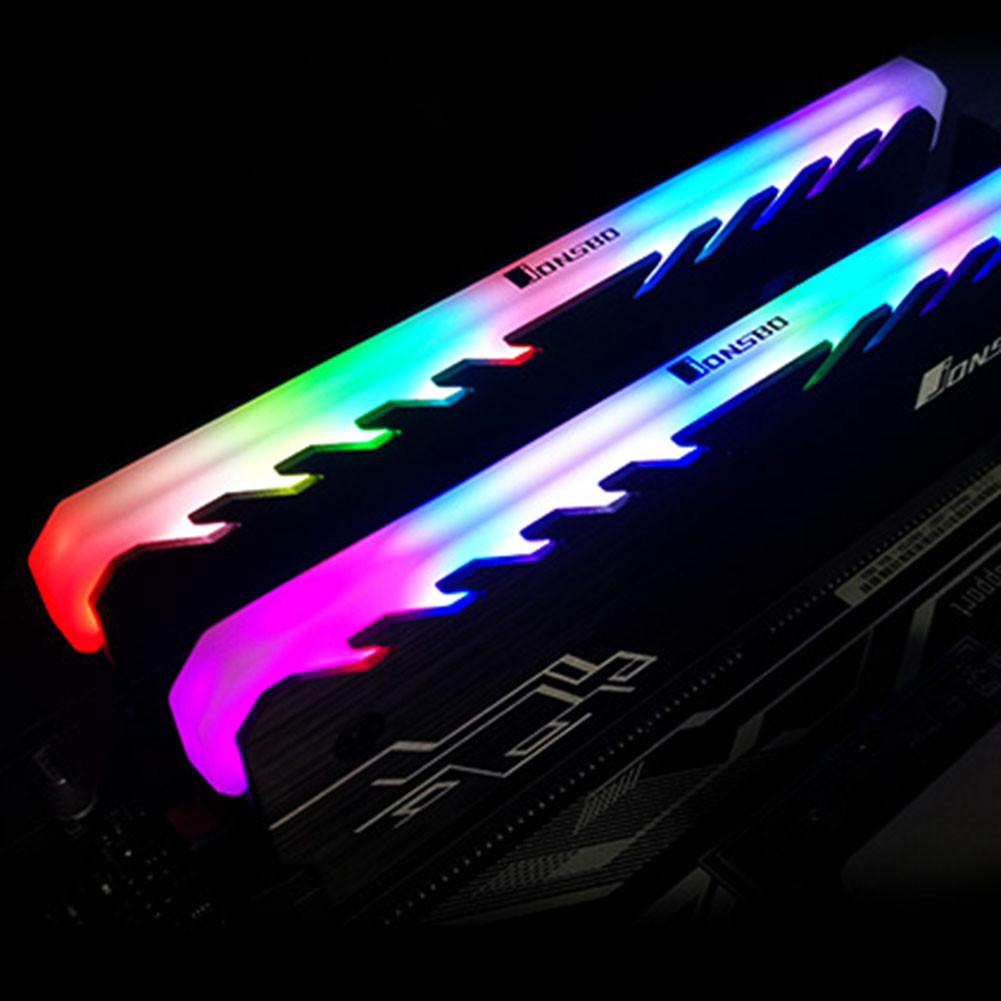 RGB RAM Dissipador De Calor Desktop PC DDR DDR3 DDR4 Memória Cooler Espalhador [Seriena.br ...