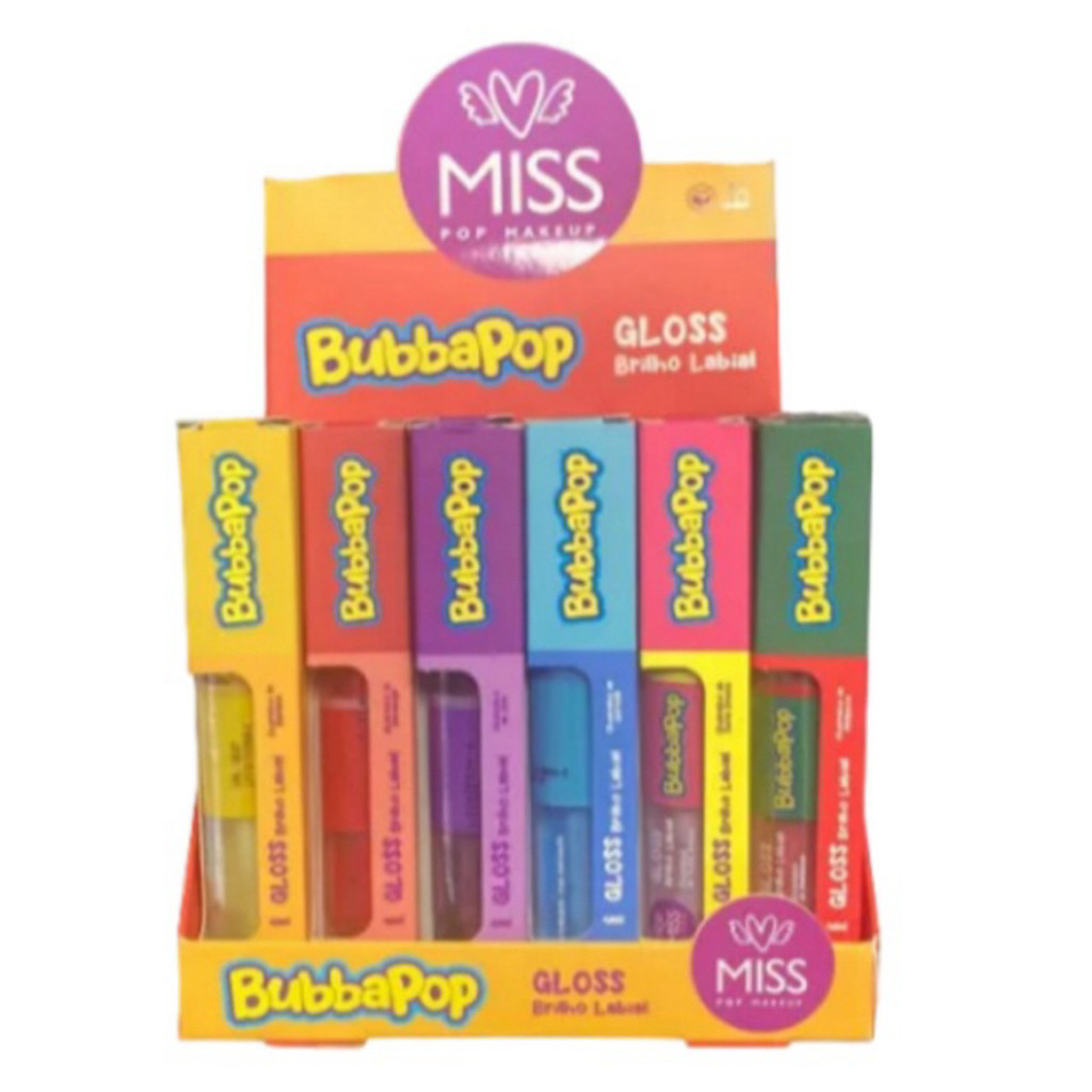 Gloss Hidratante Balm Labial Bubba Pop Brilho com Sabor e Cheiro de ...