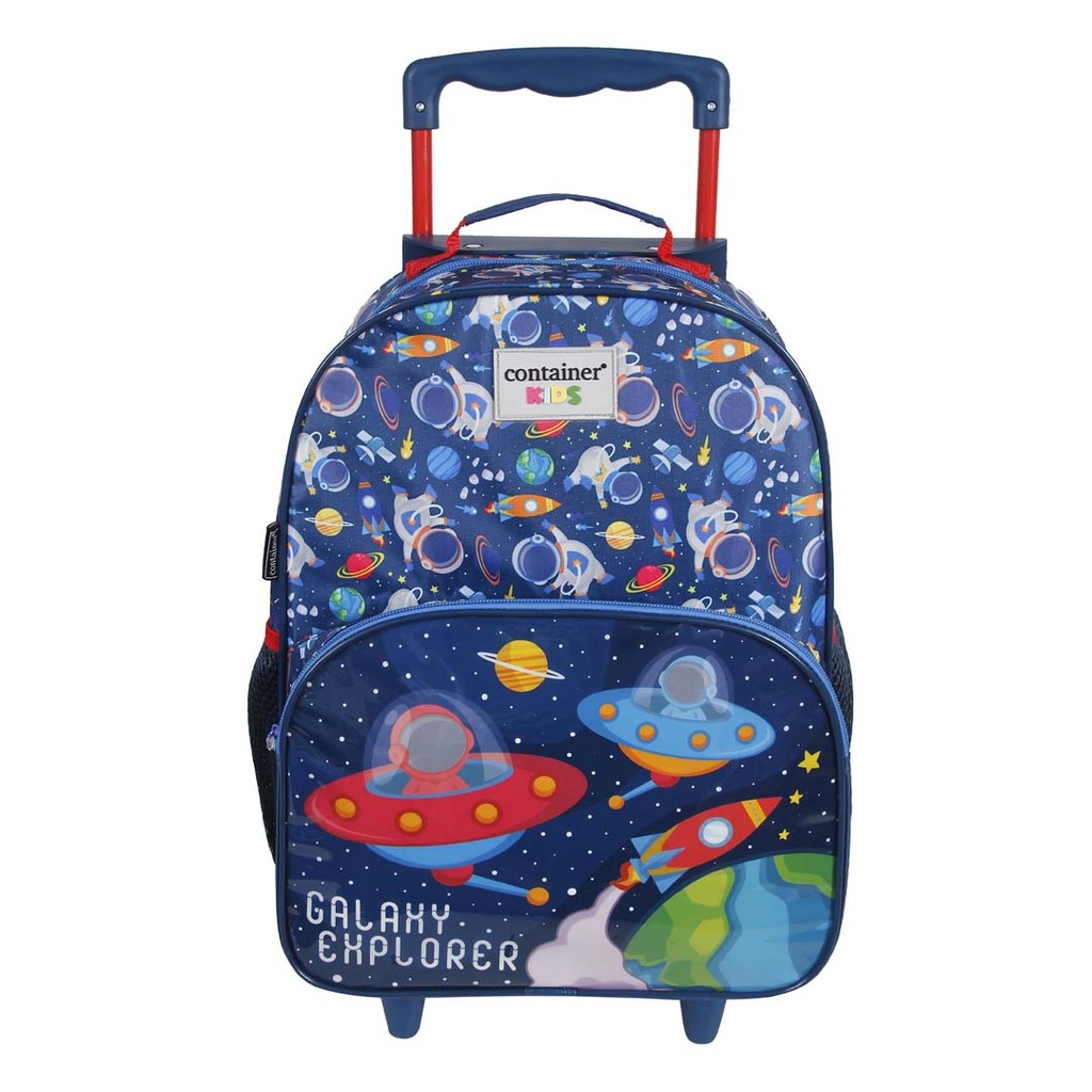 Mala Escolar G com Rodinhas Infantil Menino Astronauta Galaxy Explorer ...