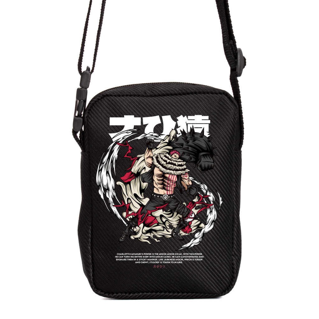 Shoulder Bag Masculino Feminina Transversal Anime One Piece "Katakuri ...