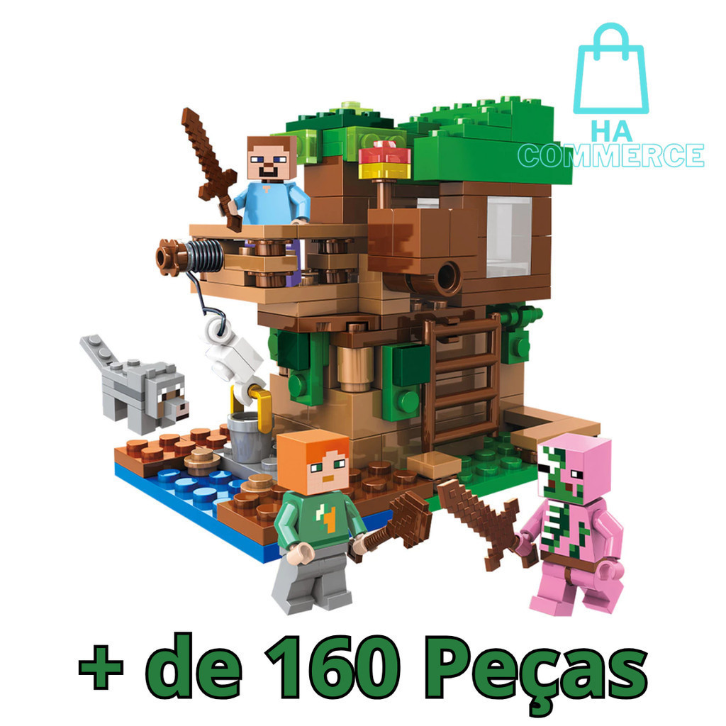 Blocos de Montar Tipo Lego Infantil Boneco Brinquedos de Menino Menina ...