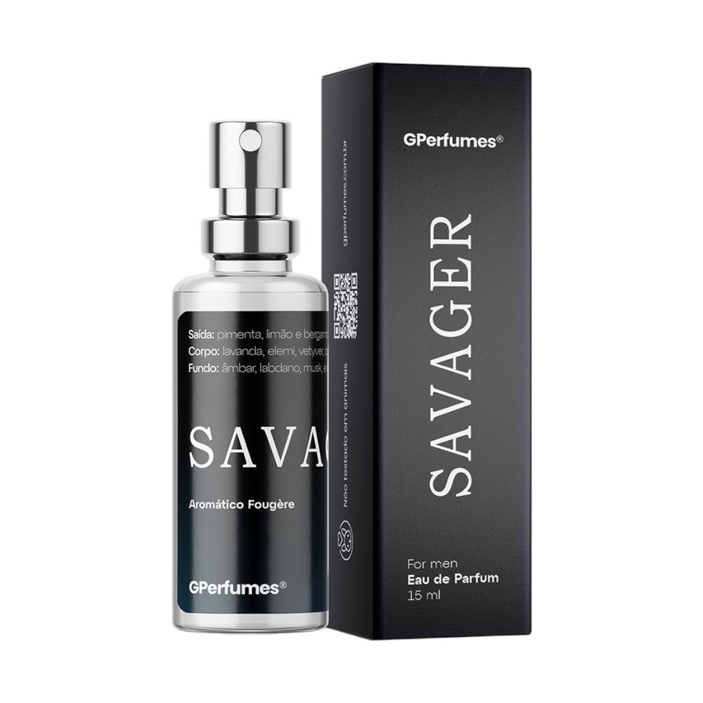 Eau de Parfum Savager 15ml GPerfumes | Shopee Brasil