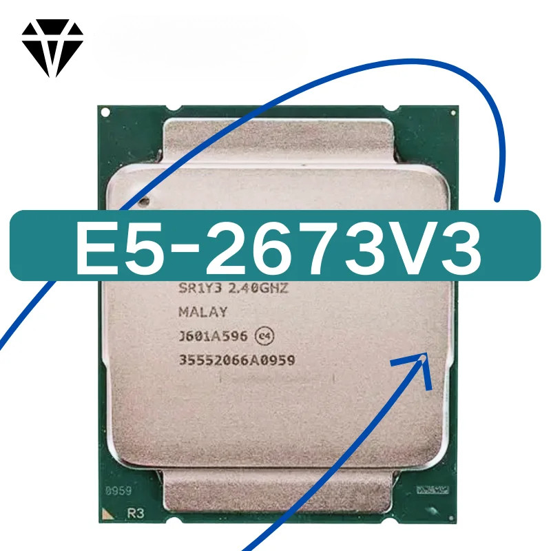 Xeon E5 2673 V3 E5 2673v3 E5-2673 v3 E5-2673v3 2.4 GHz Usado Doze ...