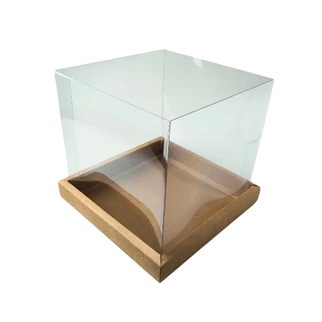 Caixa Bolo Panetone 17x17x20 cm c/ 05 unidades Assk Embalagens - Cor ...