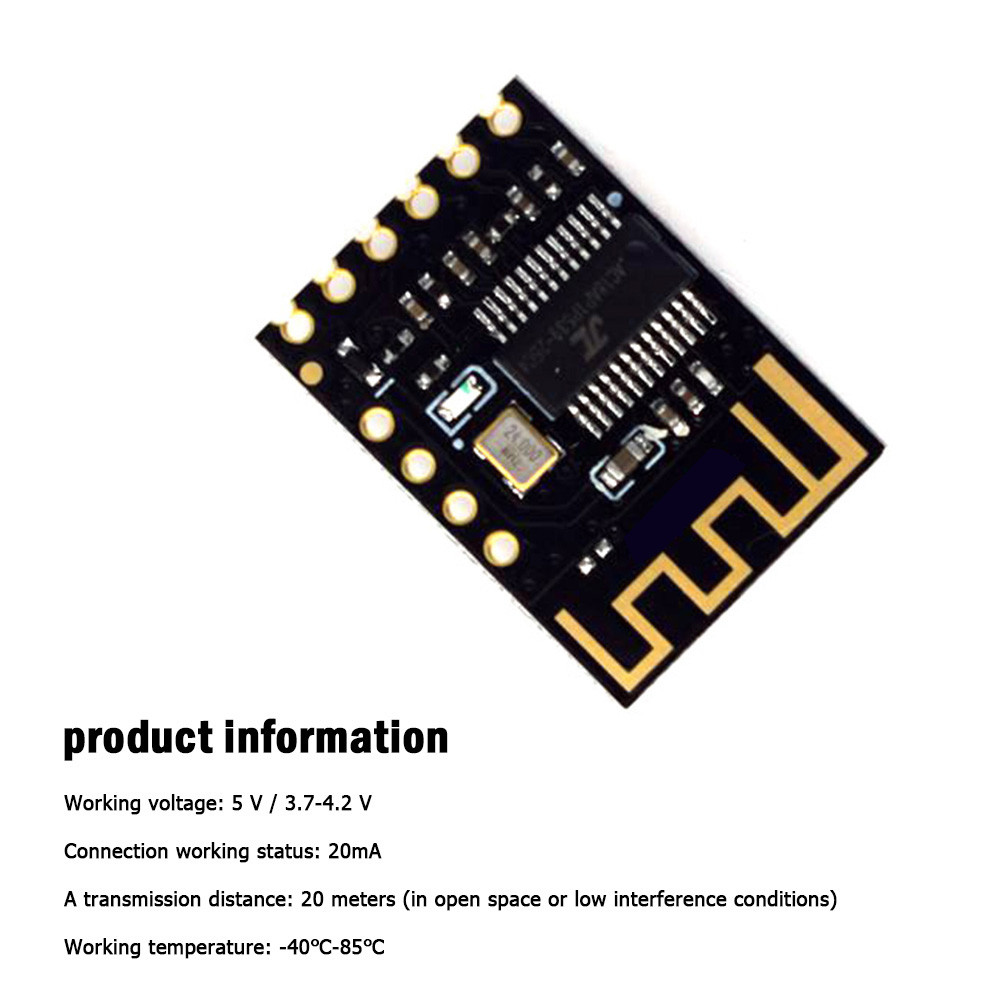 HW-425 Módulo Receptor De Áudio Compatível Com Bluetooth 4.2 Placa ...