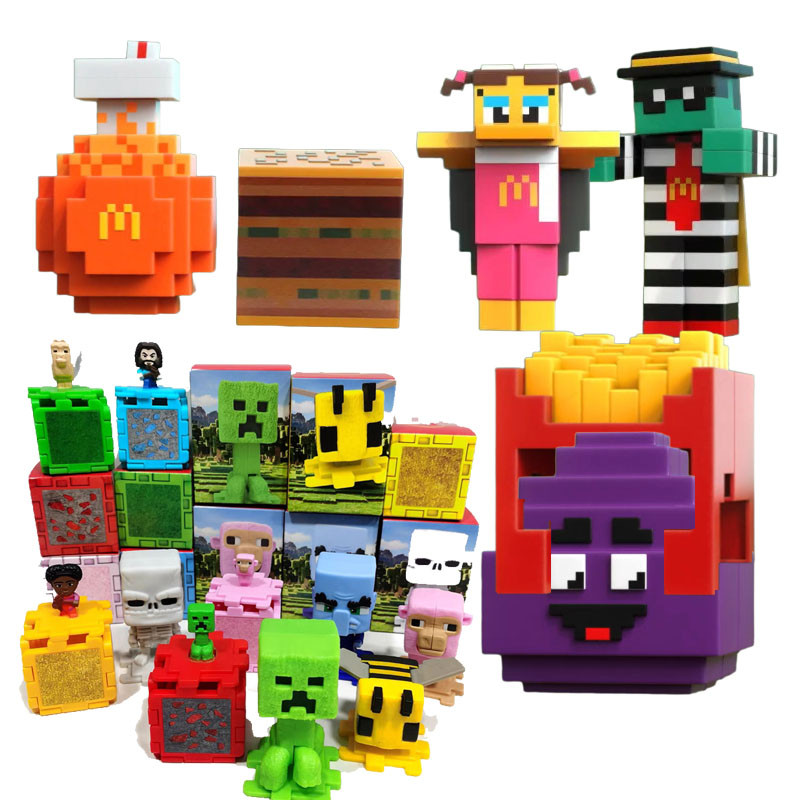 Mcdo Minecraft Happy Meal Toys Filme X McDonalds Brinquedos ...