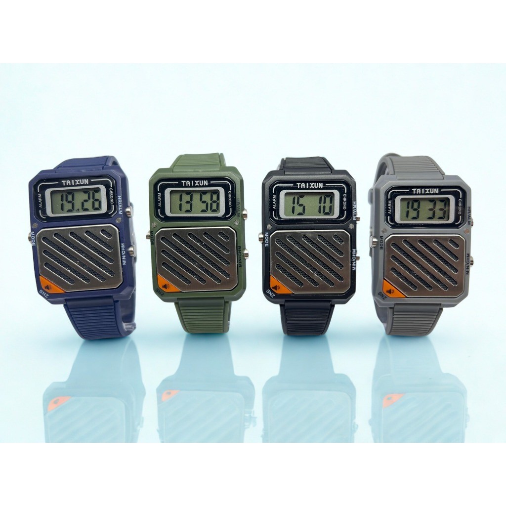 relógio fala horas taixun original é digital [023] | Shopee Brasil