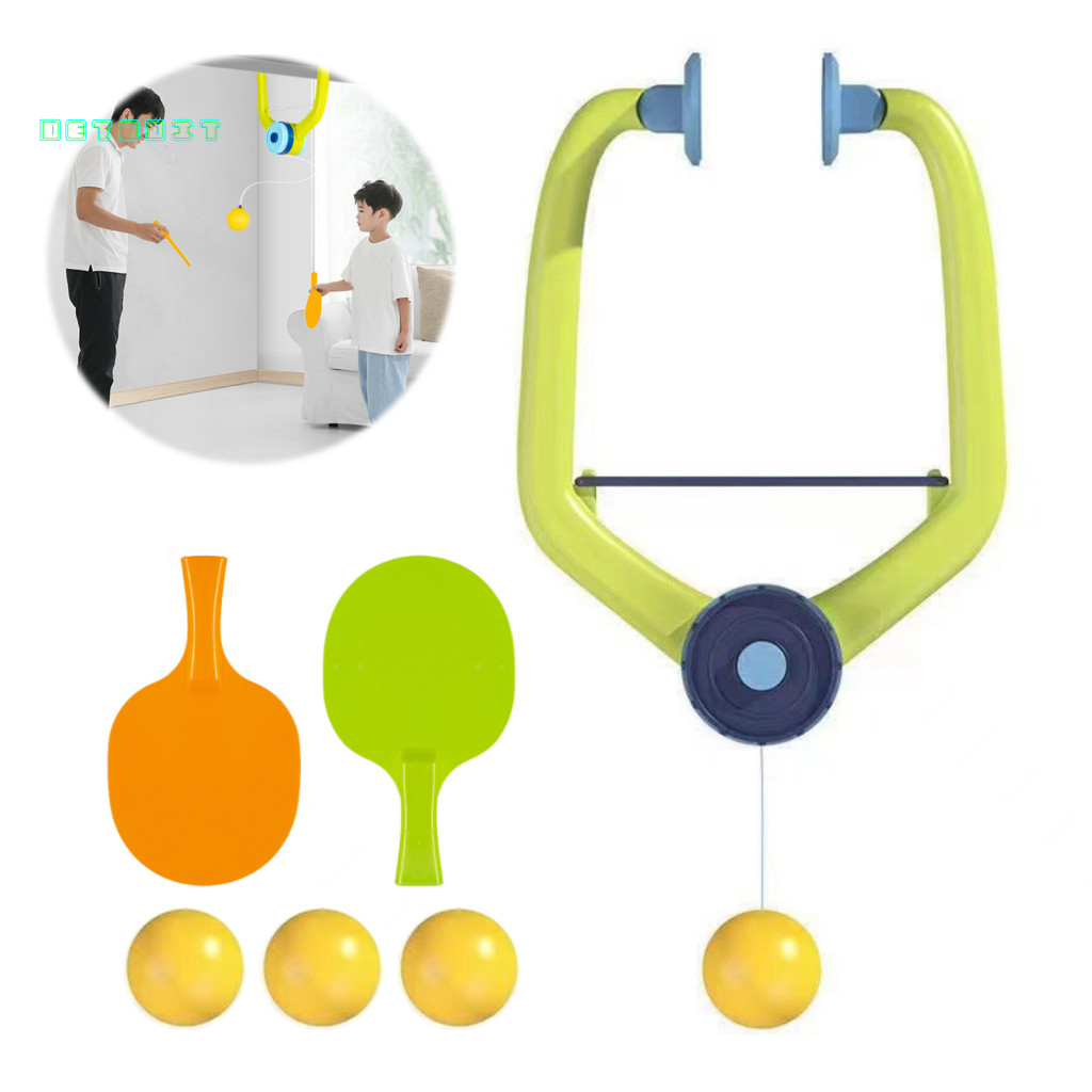 Indoor Hanging Table Tennis Trainer Portable Door Ping Pong Game Set ...