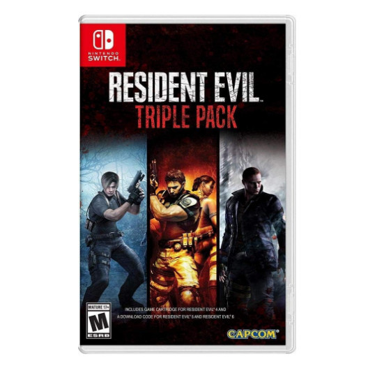 jogo Resident Evil Triple Pack Nintendo Switch americano usa