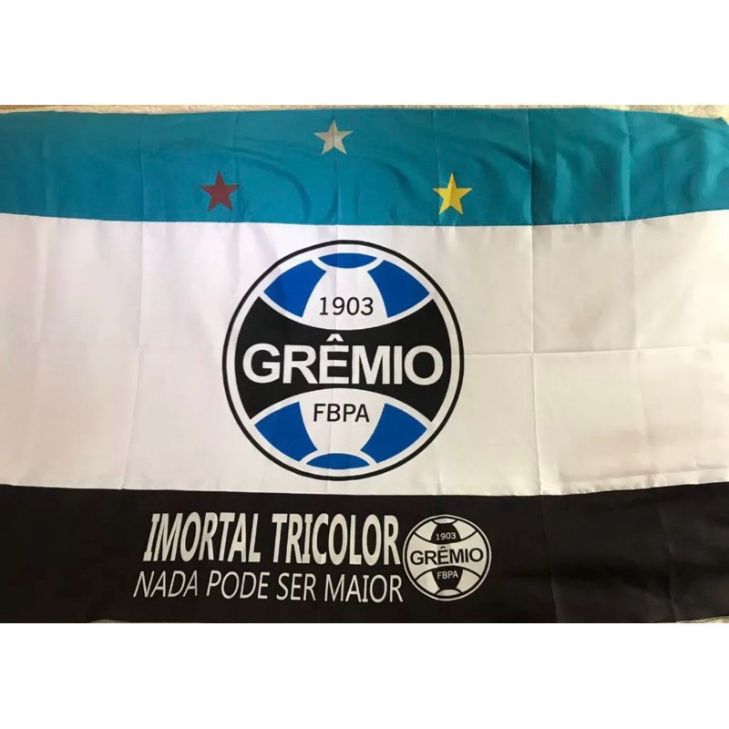 Bandeira Grande Grêmio 100x150 cm FRETE GRÁTIS ENVIO IMEDIATO | Shopee ...