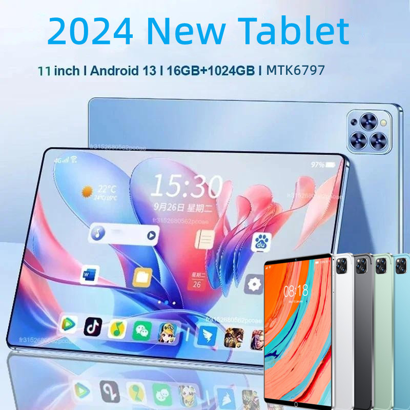 Tablet Original 11 Polegadas Android13 Edição Global 16GB + 1TB 5G WIFI ...