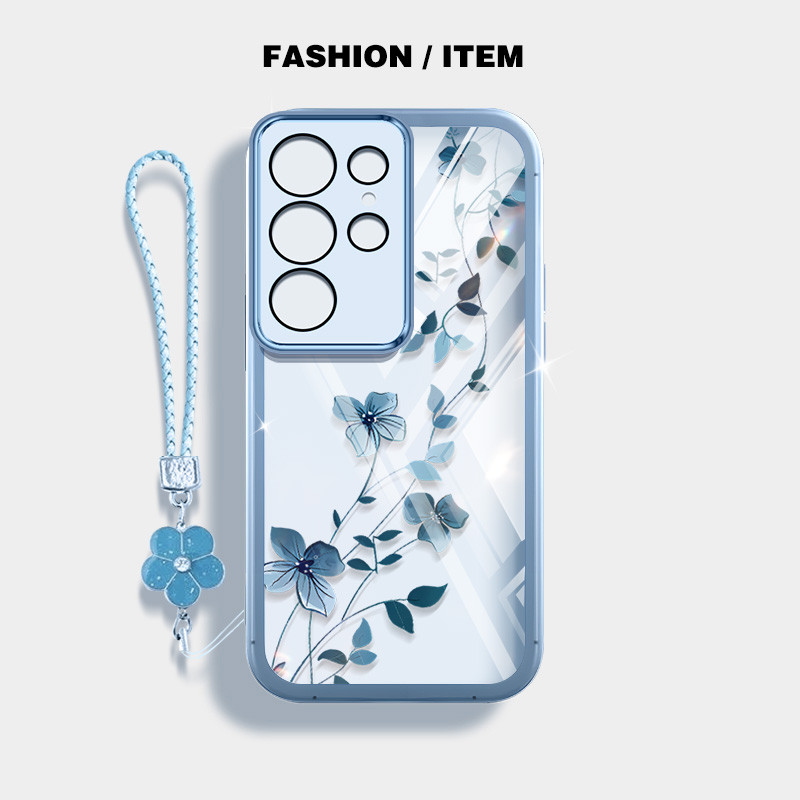 Capa De Telefone Estilo YBD INS Para Samsung Galaxy S24FE S20FE S21FE S23FE S21 S23 S22 S24 S25 ...