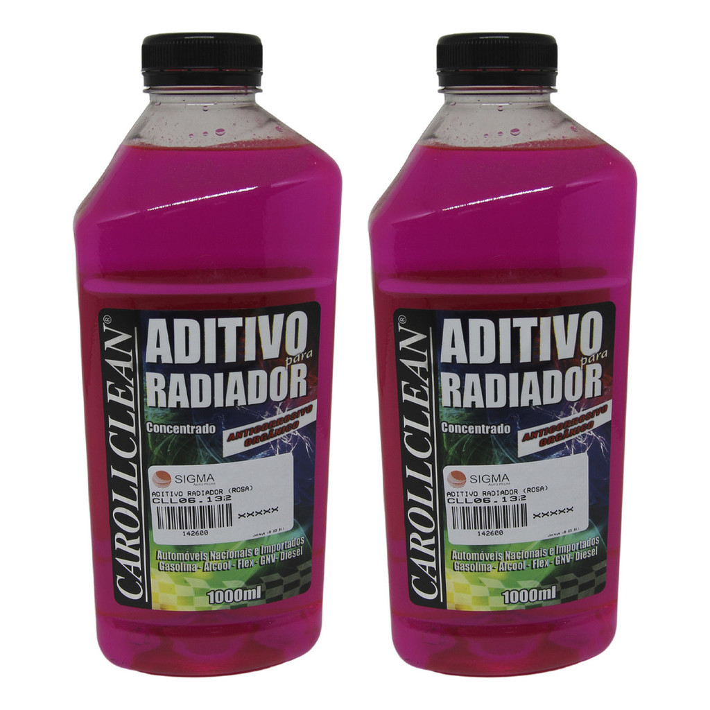 Kit 2 Aditivo De Radiador Concentrado 1-litro Carol Clean | Shopee Brasil