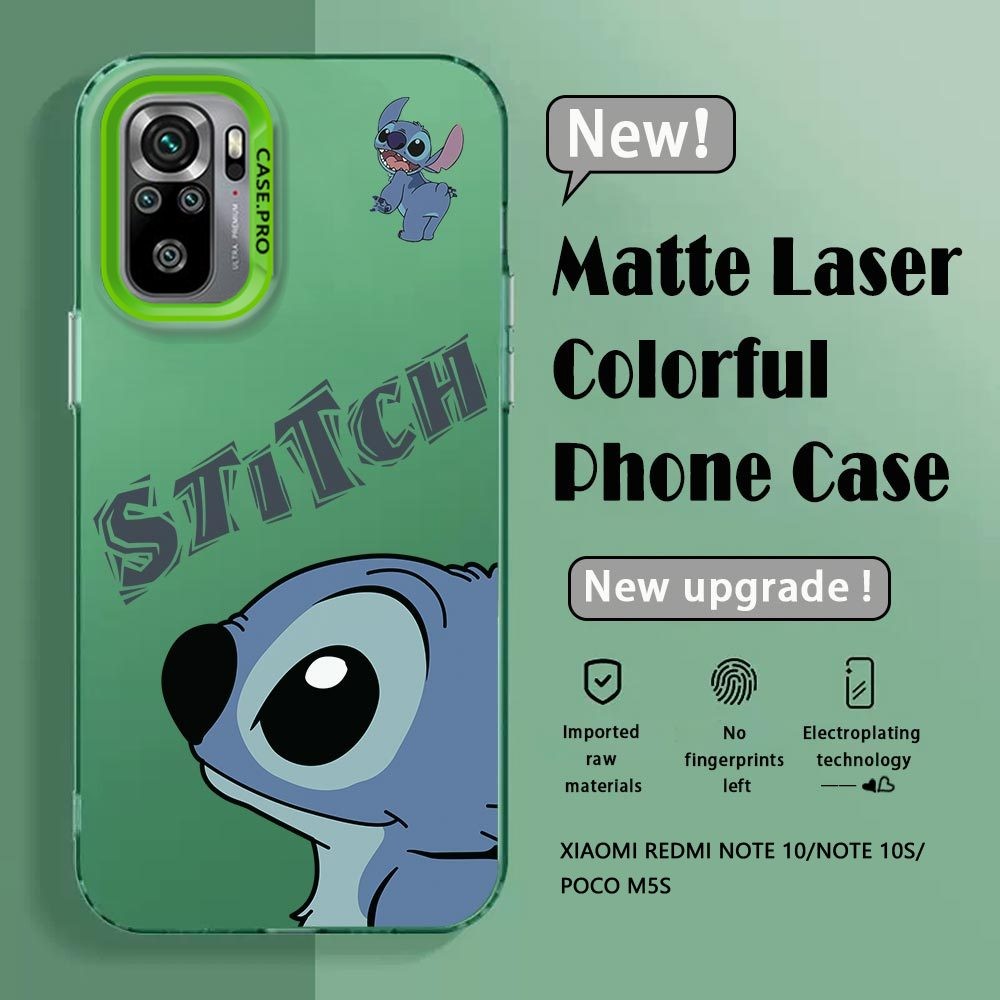 Para Xiaomi Redmi Note 10 5G 10S Pro Max Anime Cute Cartoon Stitch ...