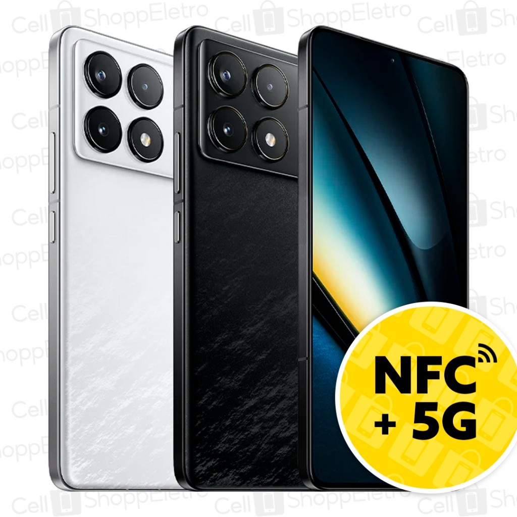 Celular Xiaomi Poco F6 Pro 5G NFC 6.67" AMOLED 120Hz Carregador 120W 12GB+256GB / 12GB+512GB ...