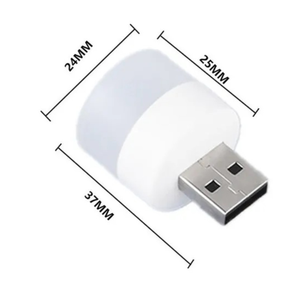 Kit 4 mini lâmpada usb de led portátil | Shopee Brasil