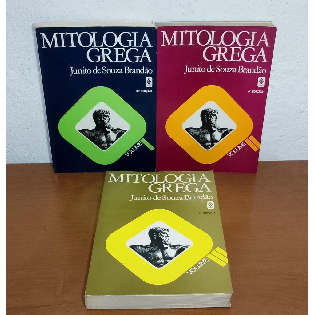 Livro COMPLETO Mitologia Grega Junito de Souza Brandao volume 1, 2, 3 ...