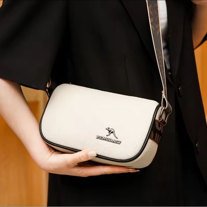 Bolsa Feminina De Couro Sling Para Mulher Mão Beg , Estilosa e Elegante ...