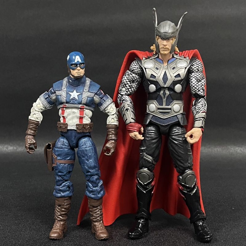 Filme a granel genuíno Os Vingadores Capitão América Thor Marvel Puppet ...