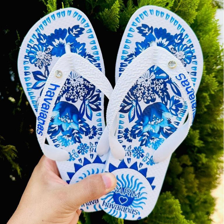 Chinelo Farm Havaianas Verão Macio Tropical Vibes Promoção 2024 ...