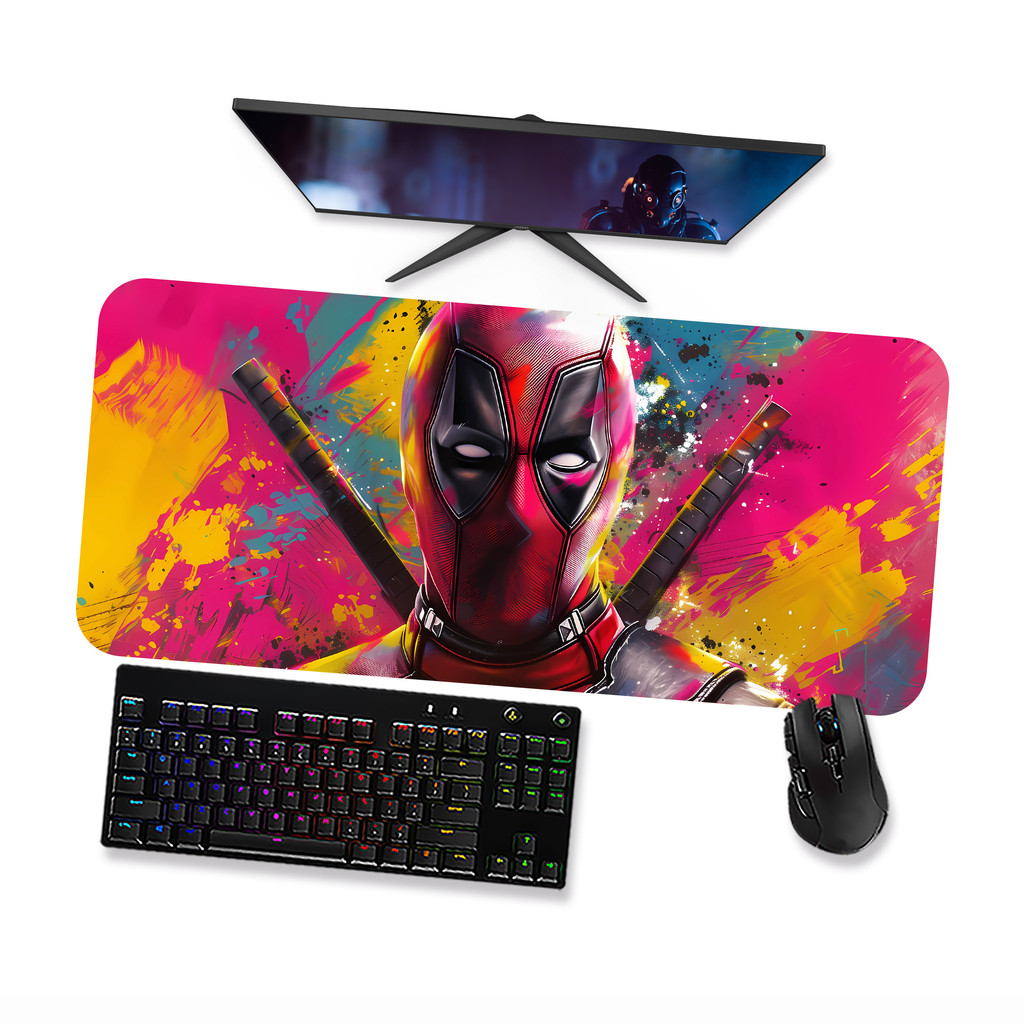 Mouse Pad Gamer - DEADPOOL 1 Mousepad Grande 90x40 80x40 60x40 70x30 ...