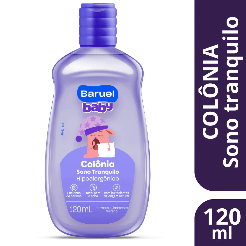 Colônia Infantil Baruel Baby Sono Tranquilo 120ml - Baruel Baby ...