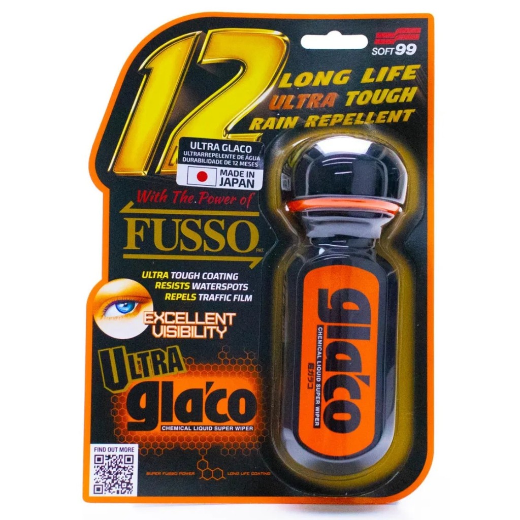 Ultra Glaco Fusso Repelente Agua Cristalizador Vidro 70ML - Soft99 | Shopee Brasil