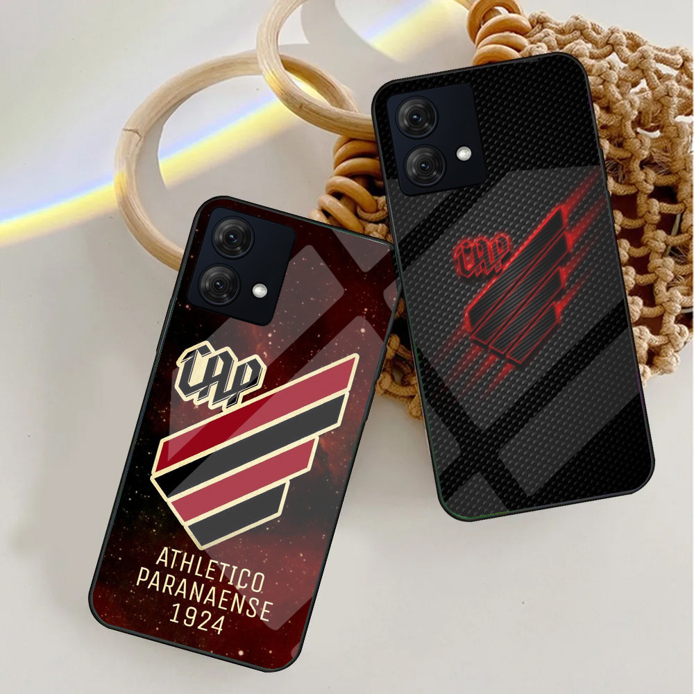 Atlético Paranaense 05 Caso De Telefone Vidro Para Motorola Moto G75 ...