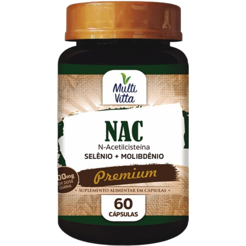 NAC 60 CAPS MULTIVITTA | Shopee Brasil