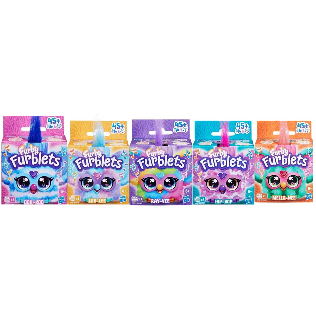 Bonecos de pelúcia Furby Furblets Hasbro | Shopee Brasil