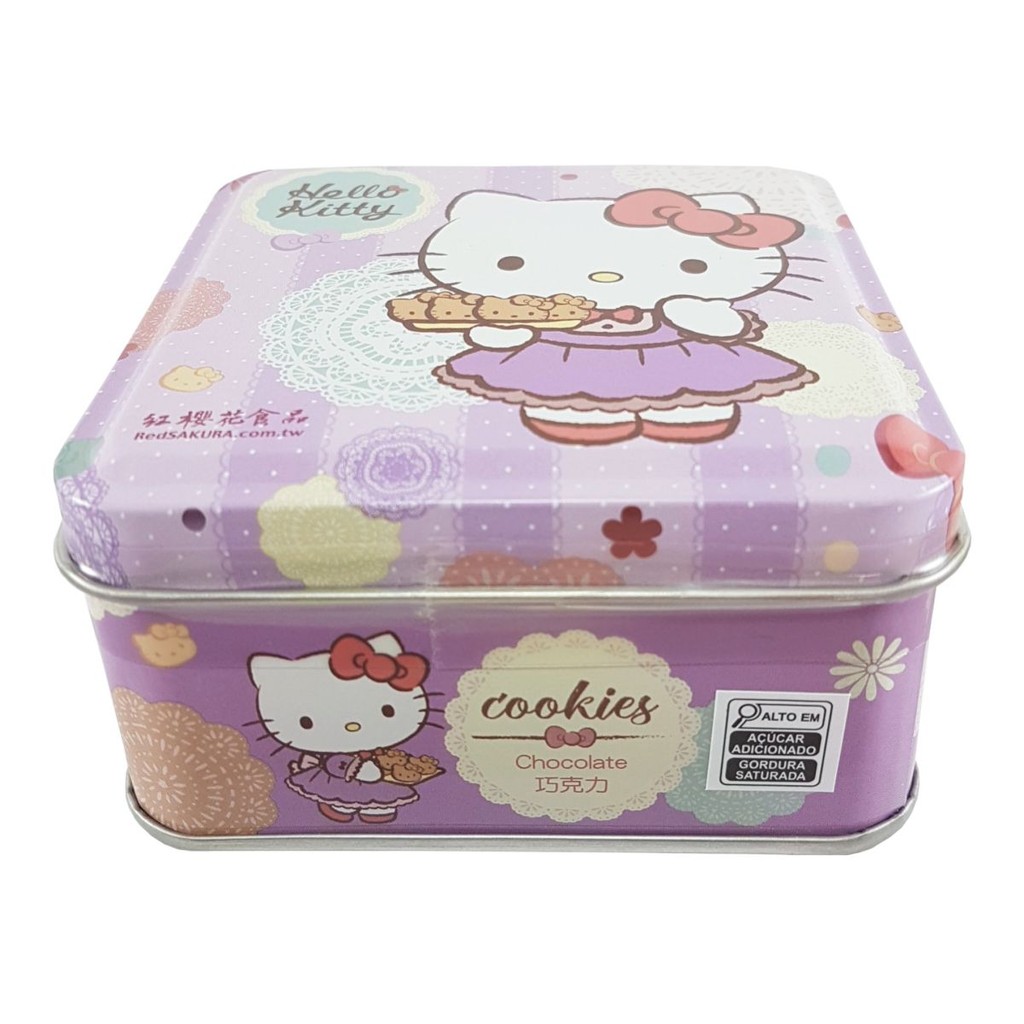 Biscoito Cookies Hello Kitty Sabor Chocolate 65g | Shopee Brasil